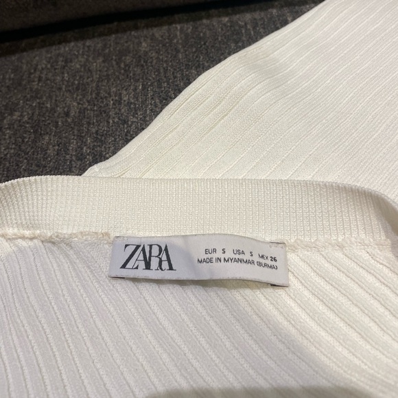Zara | Tops | Zara One Shoulder White Top | Poshmark